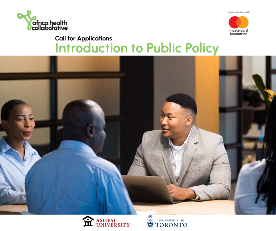 Apply for the Introduction to Public Policy Summer Course by Ashesi ...